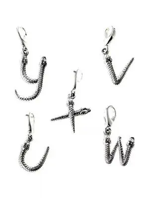 THEO FENNELL Alias Letter Charms - Silver