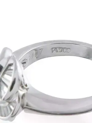 LB EXCLUSIVE Platinum Diamond And Sapphire Ring