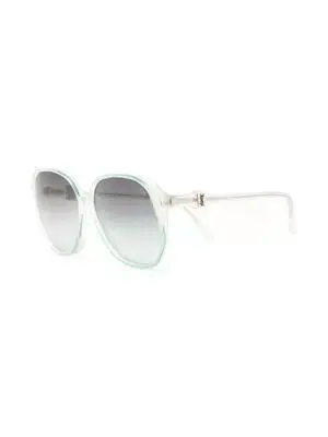 Saint Laurent 1970s Oversized Gradient Lens Sunglasses