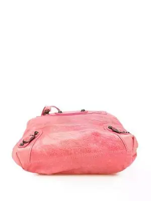 Balenciaga Lambskin Motocross Move On Drawstring Pouch