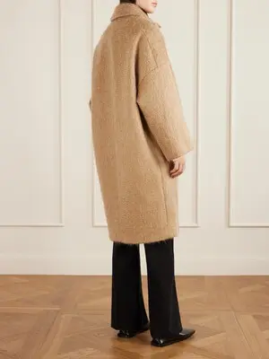 JOSEPH Alger Brushed Wool And Mohair-blend Coat