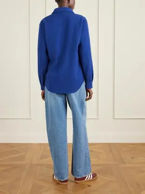 GOD’S TRUE CASHMERE God's True Cashmere Shirt With Lapis Lazuli Embellishments