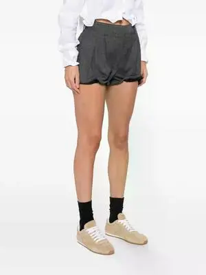 Prada Tailored Wire Detail Shorts