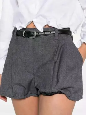 Prada Tailored Wire Detail Shorts