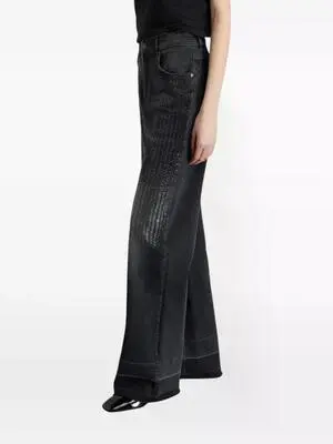 GAELLE Embellished Straight Leg Jeans