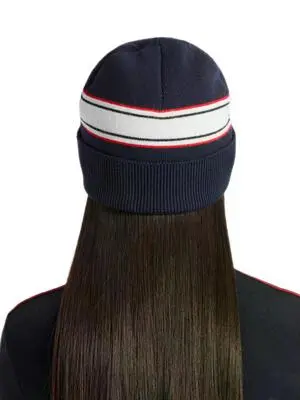 Fusalp Embroidered Logo Beanie Hat - Blue