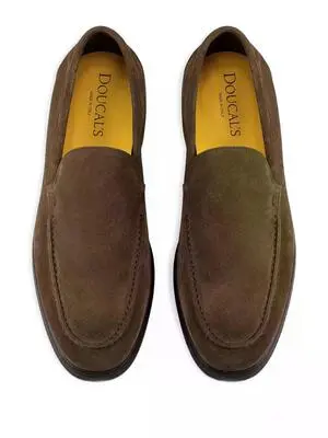 DOUCAL'S Suede Slip-on Loafers