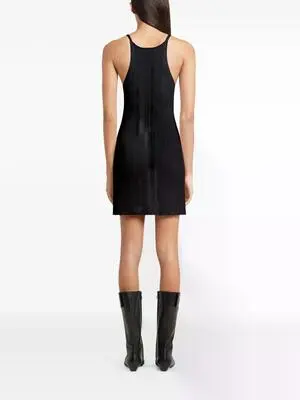 COURREGES Ribbed-knit A-line Dress