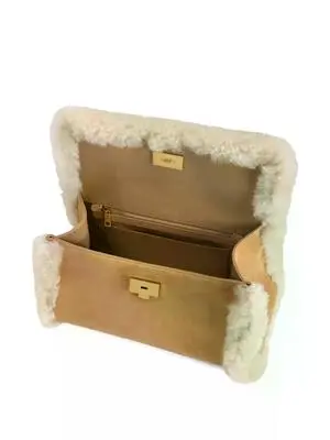 Dolce & Gabbana My Sicily Handbag With Shearling Trim