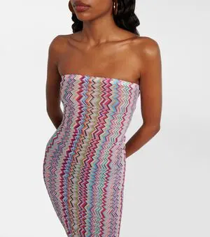 Missoni Zigzag Strapless Minidress