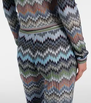 Missoni Zigzag Pattern Knit Trousers