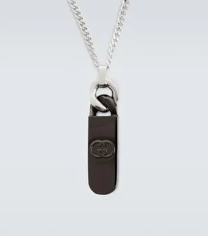Gucci Interlocking G Sterling Pendant Necklace