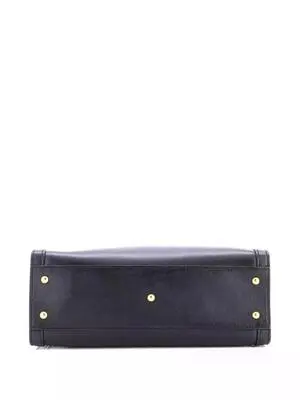 Gucci Diana Small Bamboo Handle Leather Tote Bag - Black
