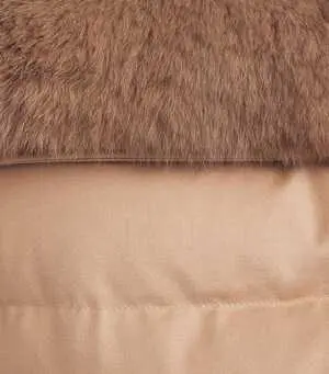 YVES SALOMON Down Virgin Wool And Mink Gilet