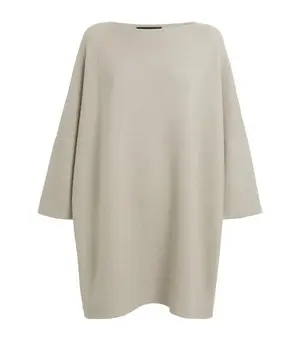 Eskandar Cashmere Split-sleeve Sweater - Grey