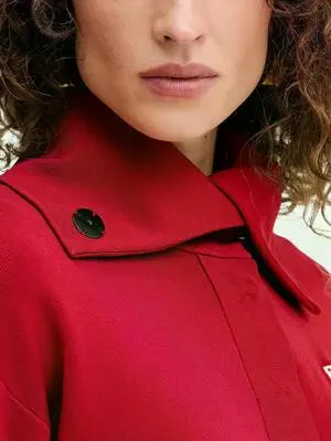 Patrizia Pepe Button-fastening Sweater With Embroidered Logo