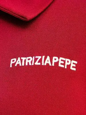 Patrizia Pepe Button-fastening Sweater With Embroidered Logo