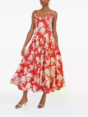 Cara Cara Santiago Tie Midi Dress