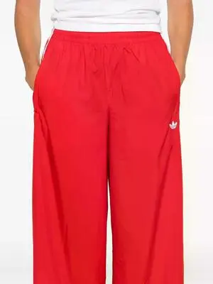 Adidas Wide Leg Trousers With Ruffled Trim