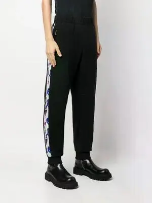 The North Face Graphic-print Panelled Track Pants - Black
