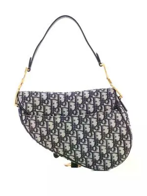 Dior Saddle Handbag Oblique Canvas - Blue