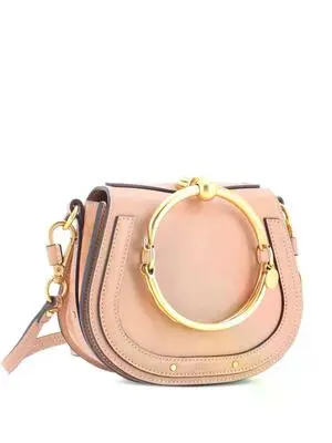Chloé Nile Leather Small Crossbody Bag - Neutrals