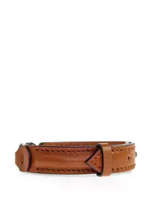 FERRAGAMO Gancini Leather Bracelet