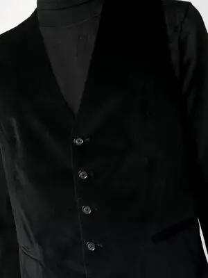 Tagliatore Velvet Single-breasted Waistcoat