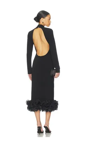 LOVERS AND FRIENDS Ophelia Midi Dress - Black