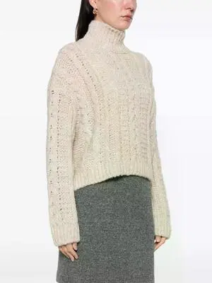 Marc O'polo Cable Knit Roll Neck Sweater