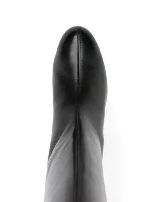 TOTEME Downtown Nappa Knee-high Block Heel Boots - Black