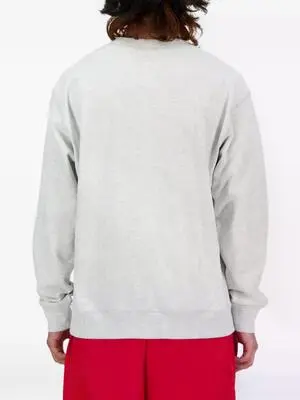 NEW BALANCE Logo-detail Crew-neck Sweatshirt - Grey