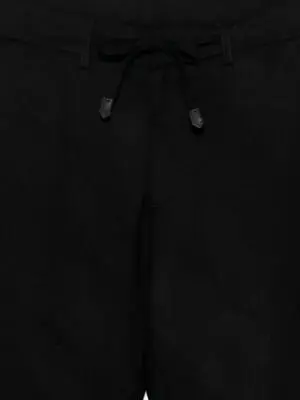 Canali Drawstring Trousers - Black