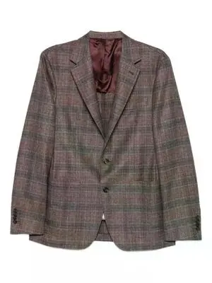 Canali Checked Wool Blazer