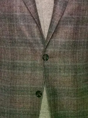 Canali Checked Wool Blazer