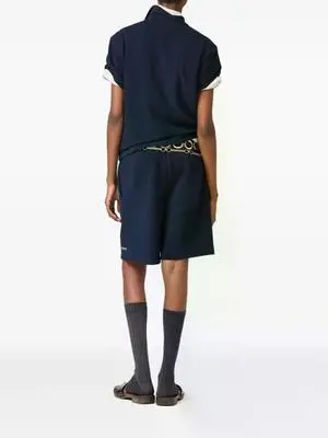Miu Miu Cotton Jersey Bermuda Shorts