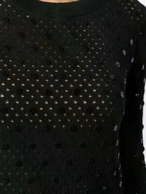 LOUIS VUITTON Pre-owned Sequined Open Knit Jumper