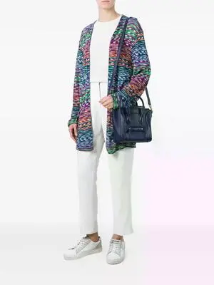 Missoni Long-sleeved Open-front Knitted Cardigan