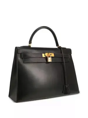 Hermès 1993 Kelly 32 Removable Handle Handbag - Black