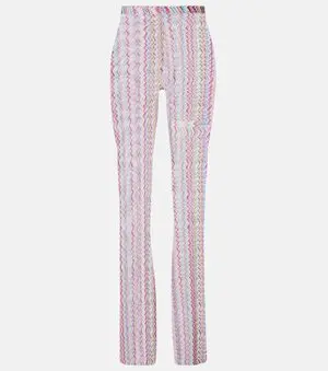 Missoni Zigzag High-rise Slim Pants