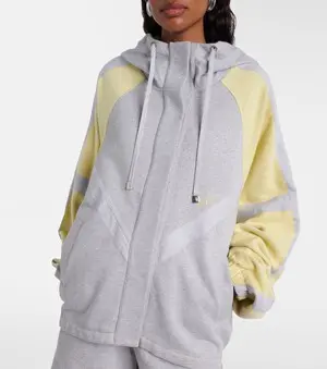 Attico Cotton Jacket With Drawstring Hood