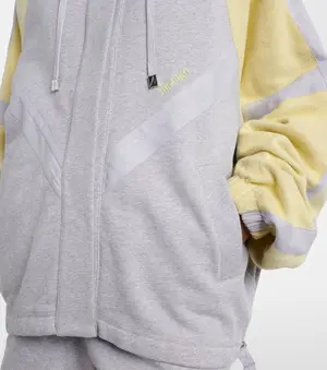 Attico Cotton Jacket With Drawstring Hood