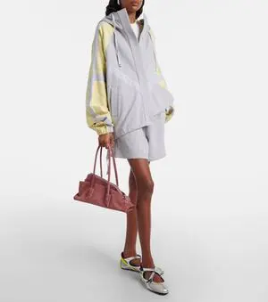 Attico Cotton Jacket With Drawstring Hood