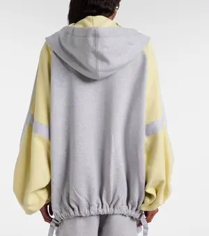Attico Cotton Jacket With Drawstring Hood