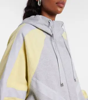 Attico Cotton Jacket With Drawstring Hood