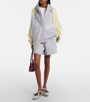 Attico Cotton Shorts - Grey