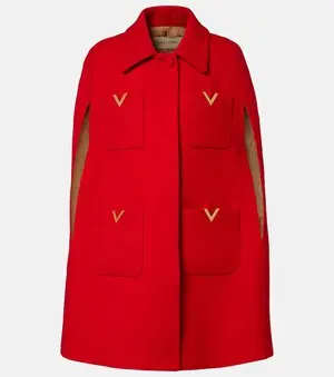 Valentino Garavani Logo Coats For Women