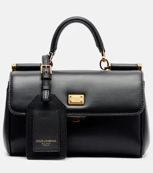 Dolce & Gabbana My Sicily Small Leather Tote Bag