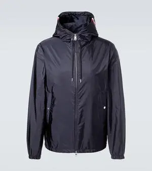 Moncler Hooded Zip-up Jacket - Blue