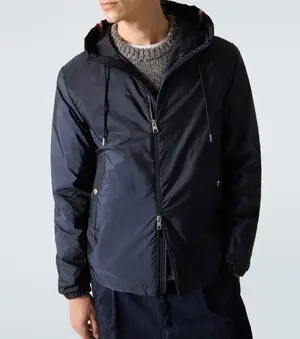 Moncler Hooded Zip-up Jacket